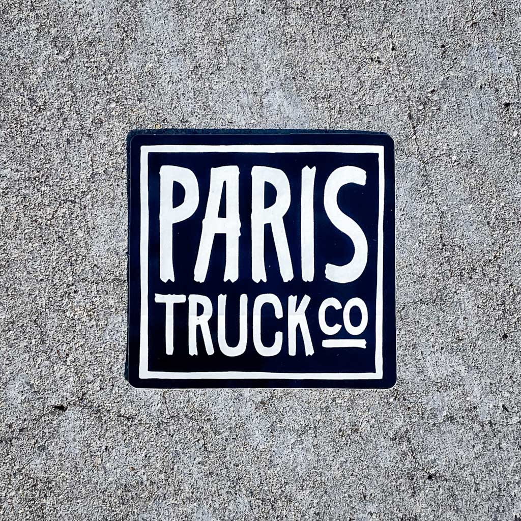 Paris Trucks Sticker Single "Hipster" 3" – Paris Truck Co